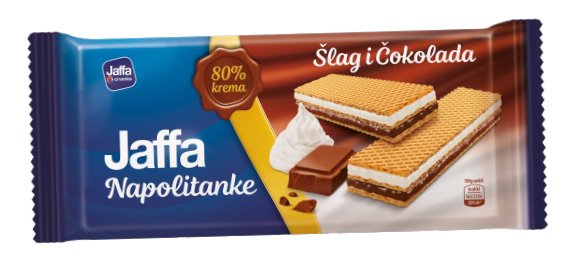 Keks Jaffa Napolitanke Šlag i Čokolada 187 g - Boso - Akcija - Njuškalo ...