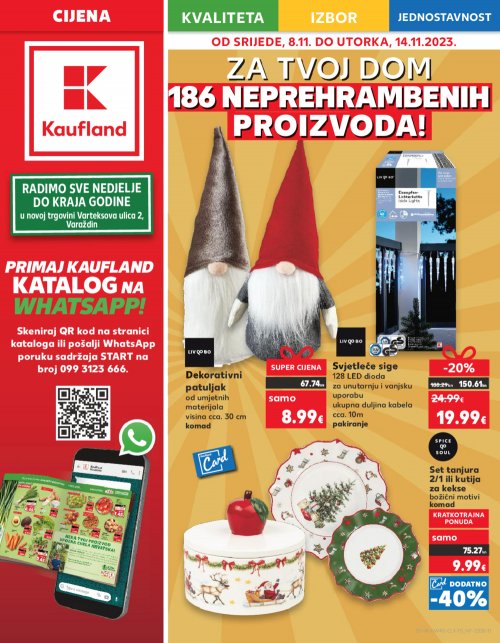 Kaufland katalog Za tvoj dom 08.11.-14.11.2023. Varaždin - Njuškalo katalozi