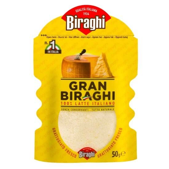 Tvrdi sir, ribani Gran Biraghi 50 g - Plodine - Akcija - Njuškalo katalozi