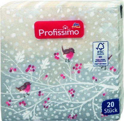 Ubrusi 25x25 cm Profissimo 20/1 - Akcija - Njuškalo katalozi