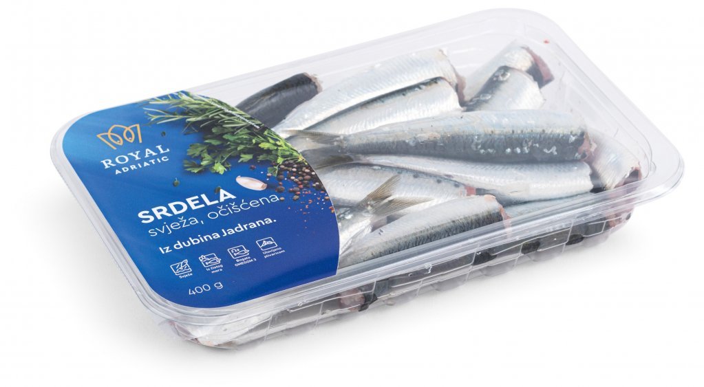 Srdela očišćena bez glave Royal Adriatic 400 g - Akcija - Njuškalo katalozi