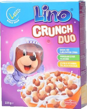 Žitarice Lino Crunch Duo 225 g - Boso - Akcija - Njuškalo katalozi