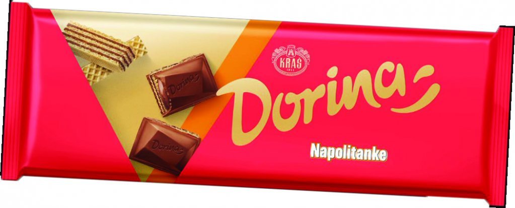 Čokolada Dorina Napolitanke Kraš 290 g ili Domaćica original 300 g ...