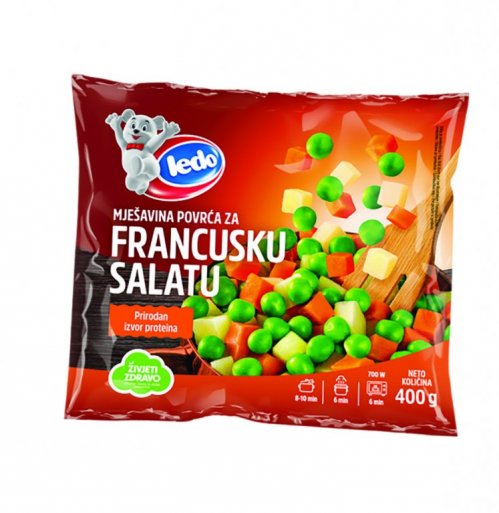 Povrće miješano za francusku salatu Ledo 400 g - Boso - Akcija ...