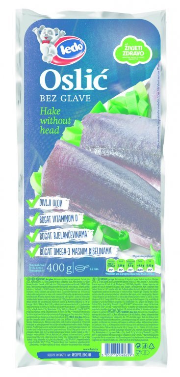 -15% i više na oslić Ledo 400 g - Akcija - Njuškalo katalozi