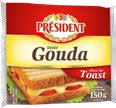 Sir Gouda Toast, Emmentaler Toast President 150 g - Studenac - Akcija ...