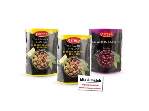 Snack masline Baresa 3x150 g - Lidl - Akcija - Njuškalo katalozi