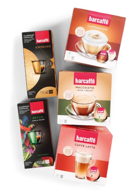 -20% kapsule za kavu Barcaffé* razne vrste od 55 g do 160 g - Akcija ...