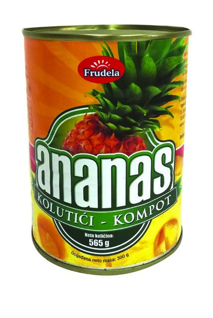 Kompot ananas kolutići Frudela 290 g - Boso - Akcija - Njuškalo katalozi
