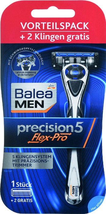 Balea MEN brijač Precision 5 Flex Pro + 3patrone - Akcija - Njuškalo ...