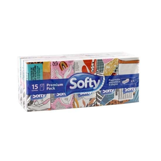 Papirnate maramice, razne vrste Softy 15 x 9 kom - Plodine - Akcija - Njuškalo katalozi