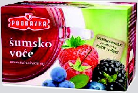 Čaj Šumsko voće Podravka 50 g - Boso - Akcija - Njuškalo katalozi