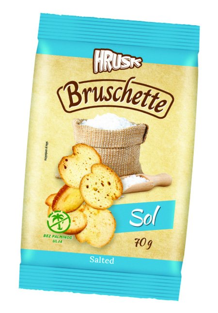 Bruschette slani, mix povrća Hrusk 70 g - Boso - Akcija - Njuškalo katalozi