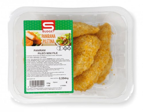 Panirani pileći mini file S-BUDGET 1 kg - Akcija - Njuškalo katalozi