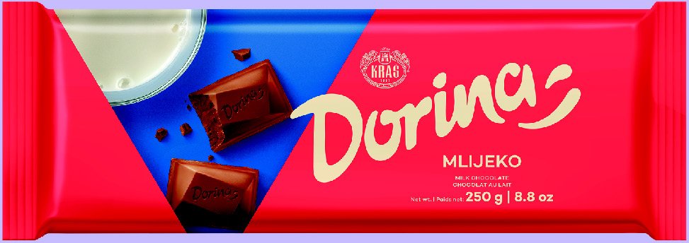Mliječna čokolada Dorina 250 g - Boso - Akcija - Njuškalo katalozi