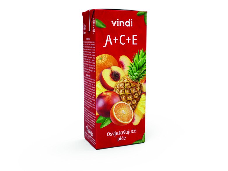 Sok ACE, multi BCE, Cocktail mandarina-naranča, naranča-jabuka Vindi 0 ...