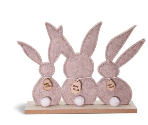 Zečići od filca na stalku - Tedi - Akcija - Njuškalo katalozi