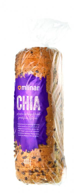 Kruh chia rezani pakirani Mlinar 400 g - NTL - Akcija - Njuškalo katalozi