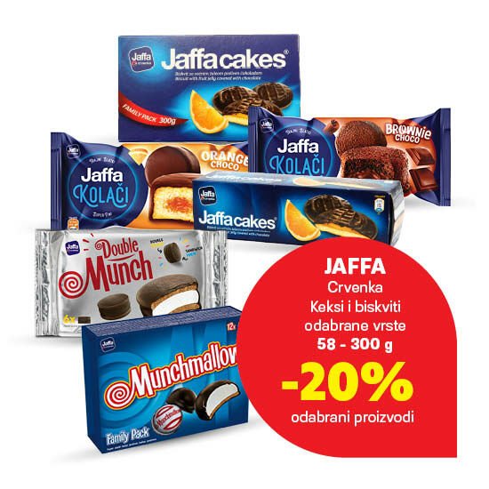 Sniženje Jaffa keksa i biskvita - Plodine - Akcija - Njuškalo katalozi