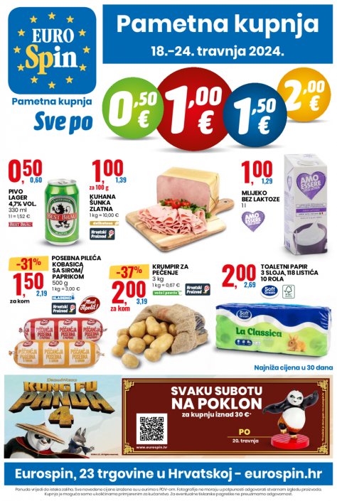 Eurospin Pametna kupnja 18.04.2024.-24.04.2024. - Njuškalo katalozi