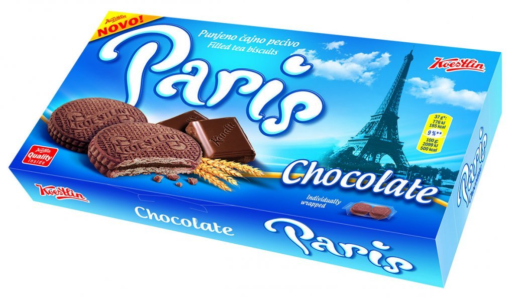 Keks Paris original, čokolada, limun Koestlin 3x75 g - NTL - Akcija ...