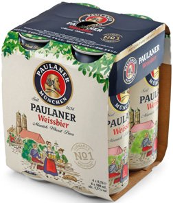 Pivo Paulaner Munchner Hell ili Weissbier 4x0,5 L - Akcija - Njuškalo ...