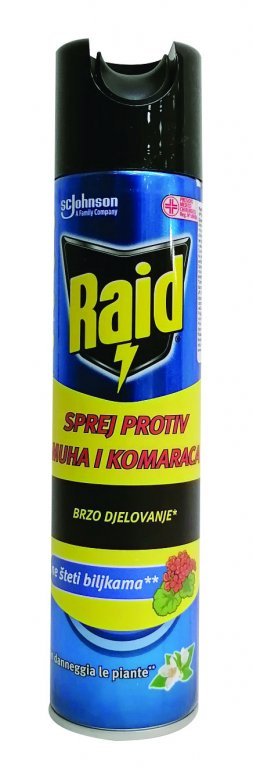 Sprej protiv muha i komaraca Raid 400 ml - NTL - Akcija - Njuškalo katalozi