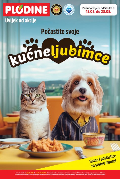 Plodine kućni ljubimci 15.05.-28.05.2024. - Njuškalo katalozi