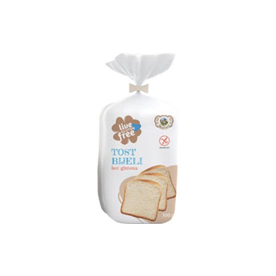 Toast bijeli bez glutena Live Free 300 g - Plodine - Akcija - Njuškalo ...