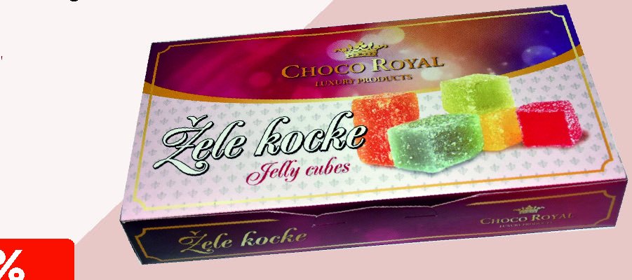 Bomboni Royal Žele kocke 200 g - Boso - Akcija - Njuškalo katalozi