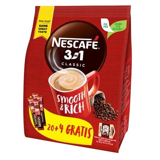 Kava instant classic, 3u1, 20+4 gratis Nescafe 330 g - Plodine - Akcija ...