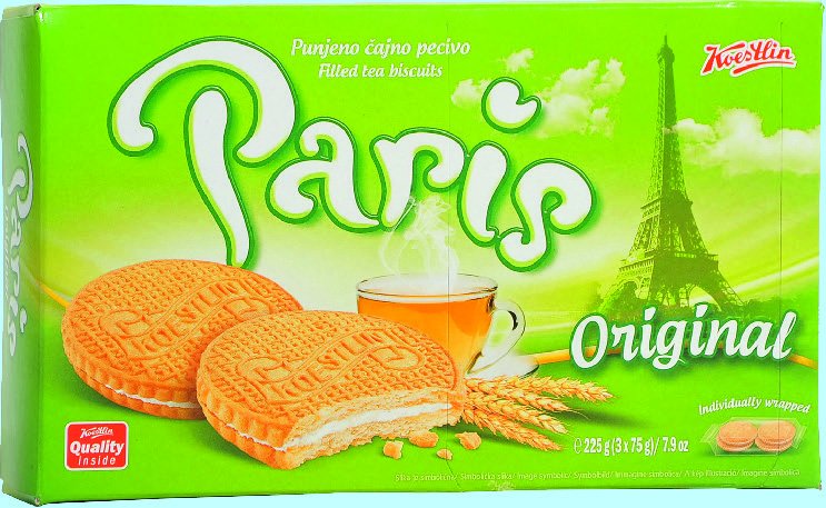 Keks Paris Original 225 g - Boso - Akcija - Njuškalo katalozi