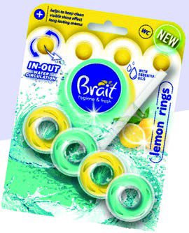 Osvježivač Brait Rings lemon, Rings ocean 40 g - Boso - Akcija ...