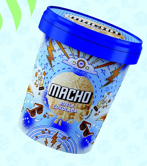 Sladoled Ledo Macho Bijela čokolada 370 ml - Boso - Akcija - Njuškalo ...