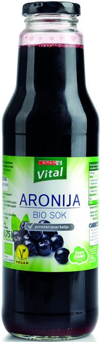 Bio sok Aronija SPAR Vital 750 ml - Akcija - Njuškalo katalozi