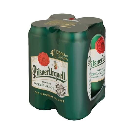 Pivo pilsner Pilsner Urquell 4x0,5 l - Plodine - Akcija - Njuškalo katalozi