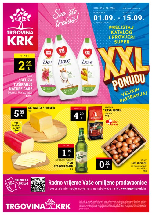 Trgovina Krk katalog Akcija 01.09.-15.09.2024. - Njuškalo katalozi