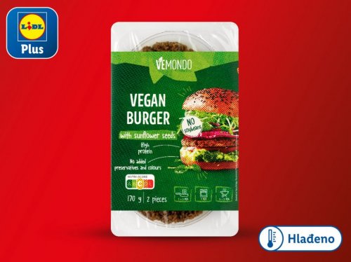 Biljni burger 170 g - Lidl - Akcija - Njuškalo katalozi