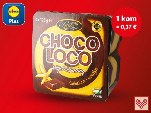 Mliječni puding Choco Loco Vindija - Lidl - Akcija - Njuškalo katalozi