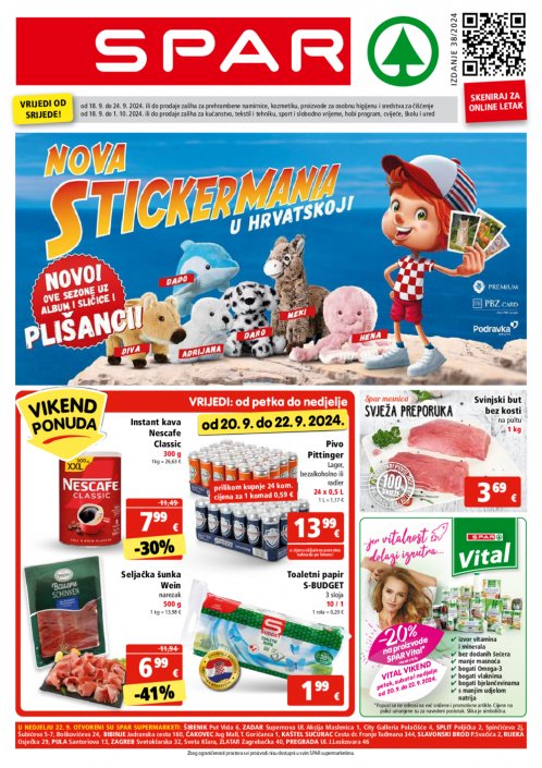 Katalog - SPAR katalog Akcija 18.09.-24.09.2024. - Njuškalo katalozi