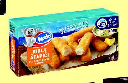 Riblji štapići u zlatnoj panadi Ledo 224 g - Boso - Akcija - Njuškalo ...
