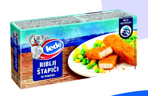 Riblji štapići Ledo 300 g - Boso - Akcija - Njuškalo katalozi