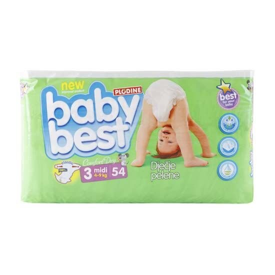 Pelene, razne vrste Baby Best - Plodine - Akcija - Njuškalo katalozi