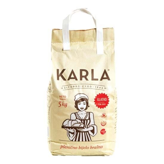 Brašno T-550 glatko Karla 5 kg - Plodine - Akcija - Njuškalo katalozi