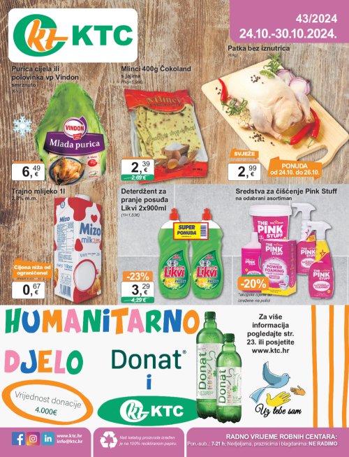 KTC ŠIroka Potrošnja 24.10.-30.10.2024. - Njuškalo katalozi