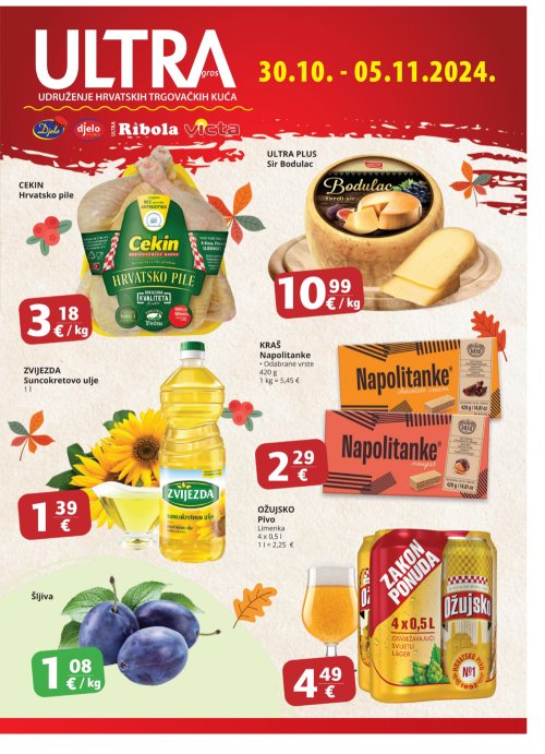 Ribola katalog Ultra gros Akcija 30.10.-05.11.2024. - Njuškalo katalozi