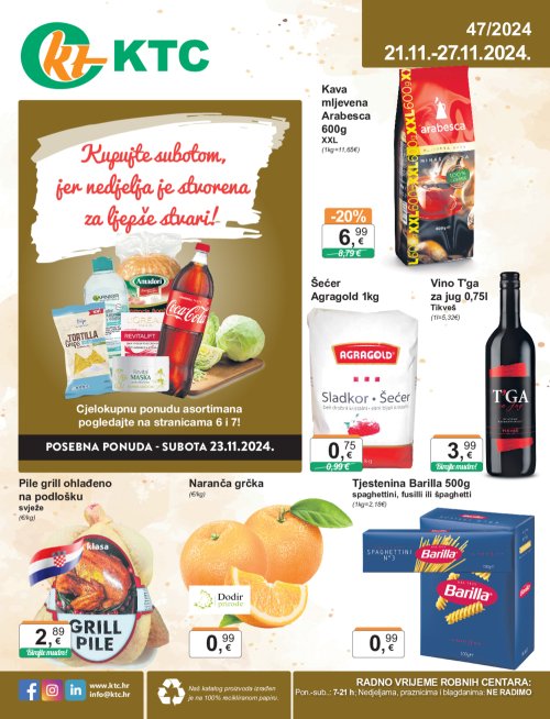 KTC katalog Široka potrošnja 21.11.-27.11.2024. - Njuškalo katalozi