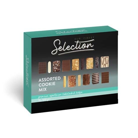 Premium keksi mix Selection 500 g - Plodine - Akcija - Njuškalo katalozi