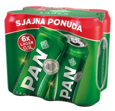 Pivo Pan Lager ili Zlatni 6x0,5 L - Akcija - Njuškalo katalozi
