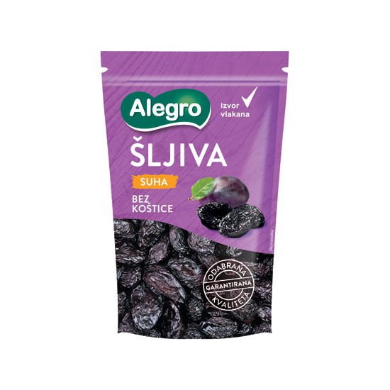 Šljiva, sušena bez koštica Alegro 3x200 g - Plodine - Akcija - Njuškalo katalozi